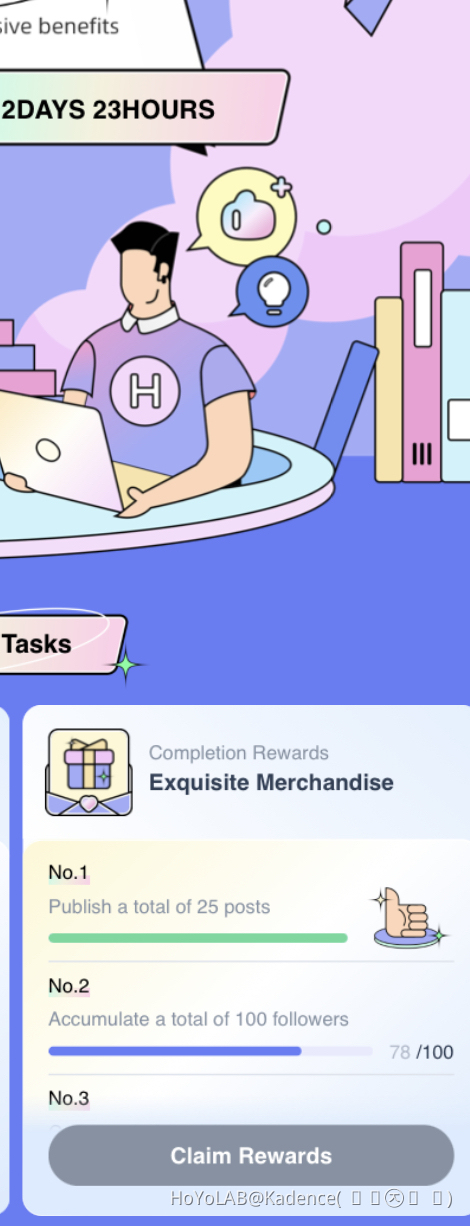 The novice creator task is almost ending.. can I really make it?? | HoYoLAB