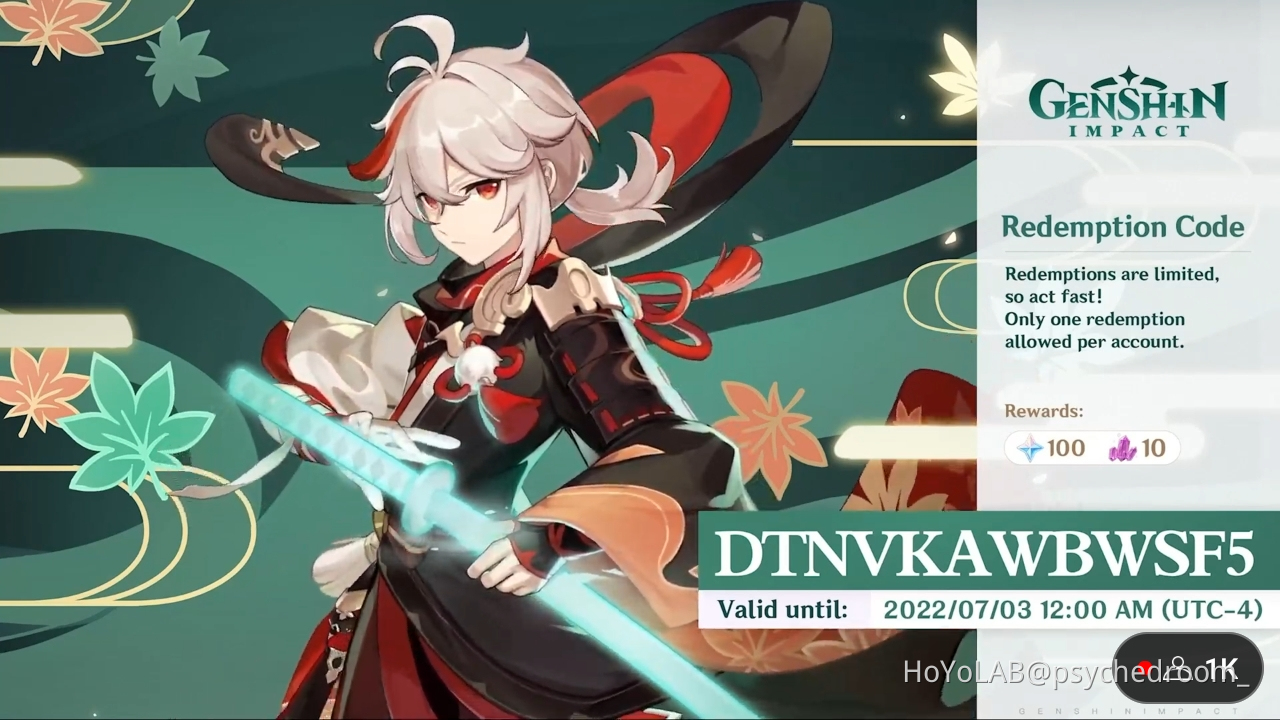 Redemption Codes: Version 2.8 Genshin Impact | HoYoLAB