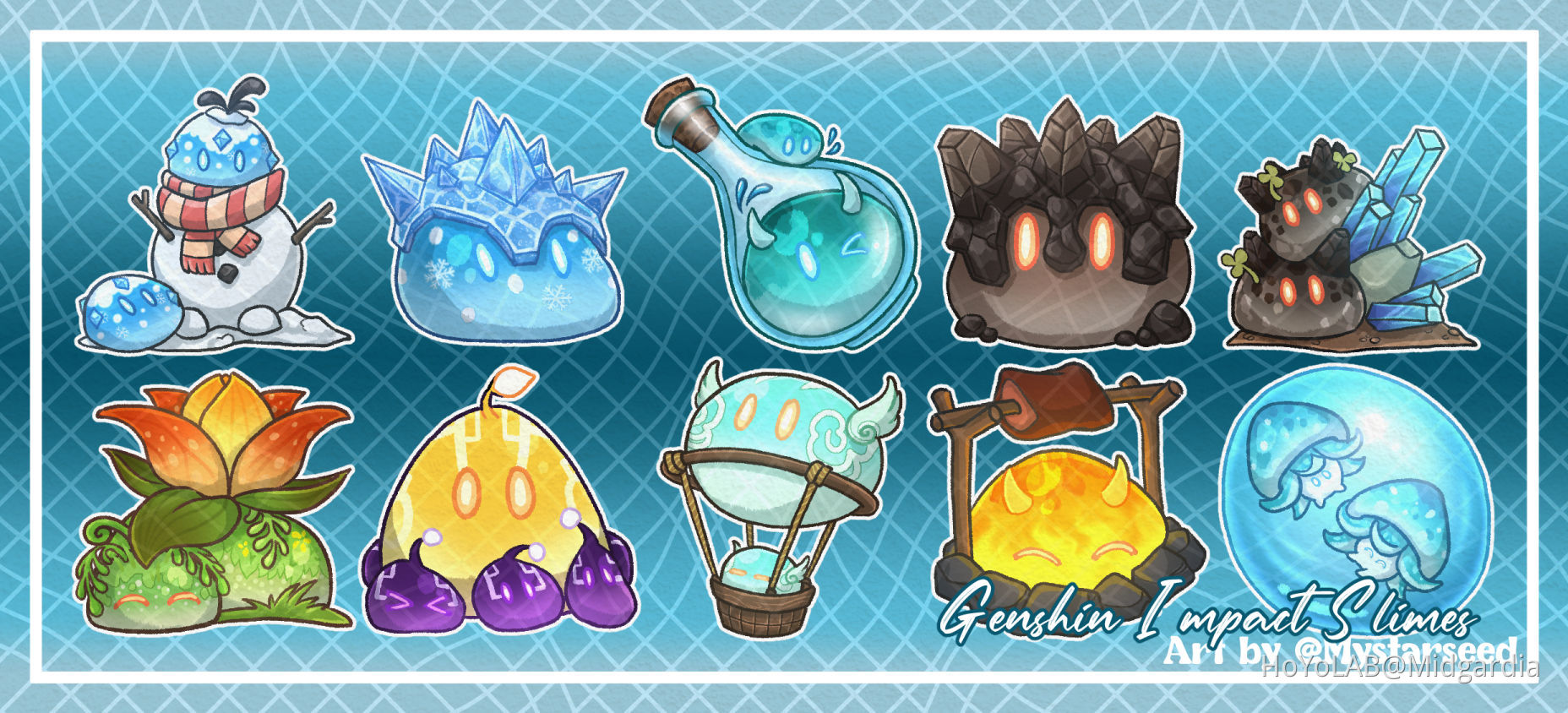 Slimes of Genshin - Art Blog Genshin Impact | HoYoLAB