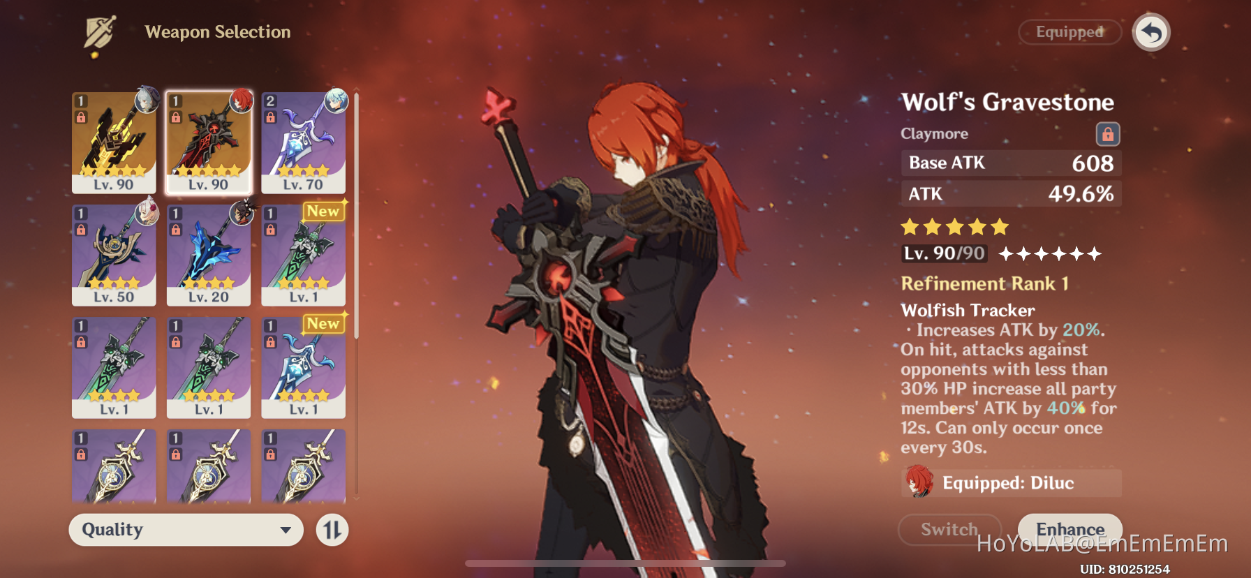 Rate my Diluc! | Genshin Impact | HoYoLAB