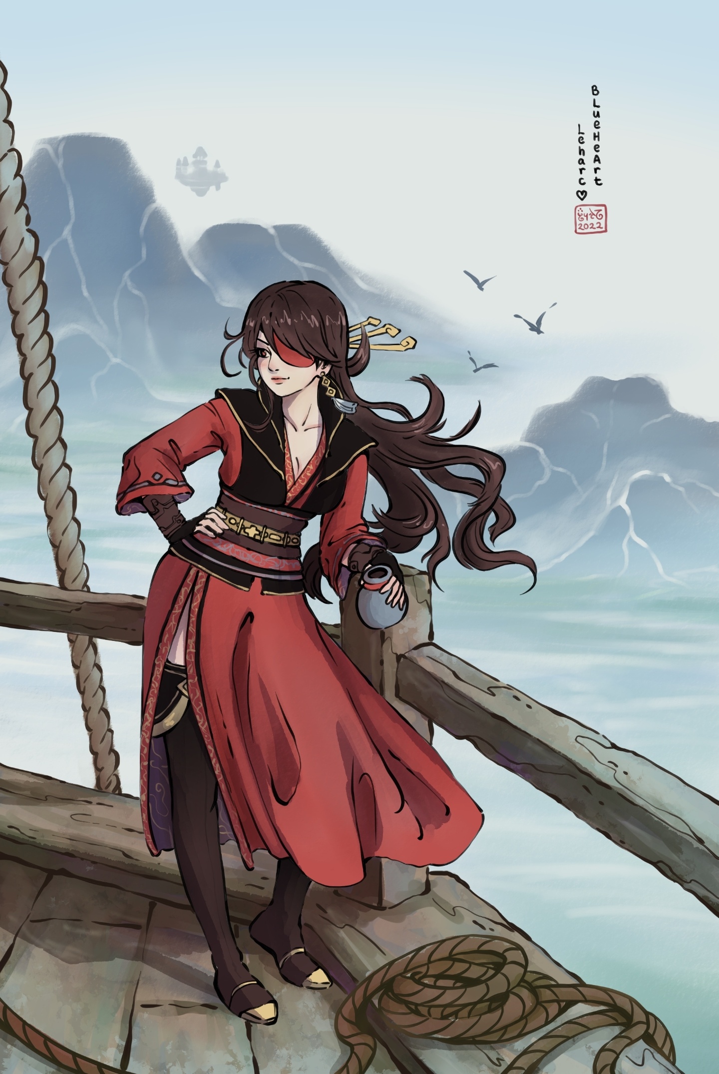 Beidou Chinese Pirate Genshin Impact | HoYoLAB