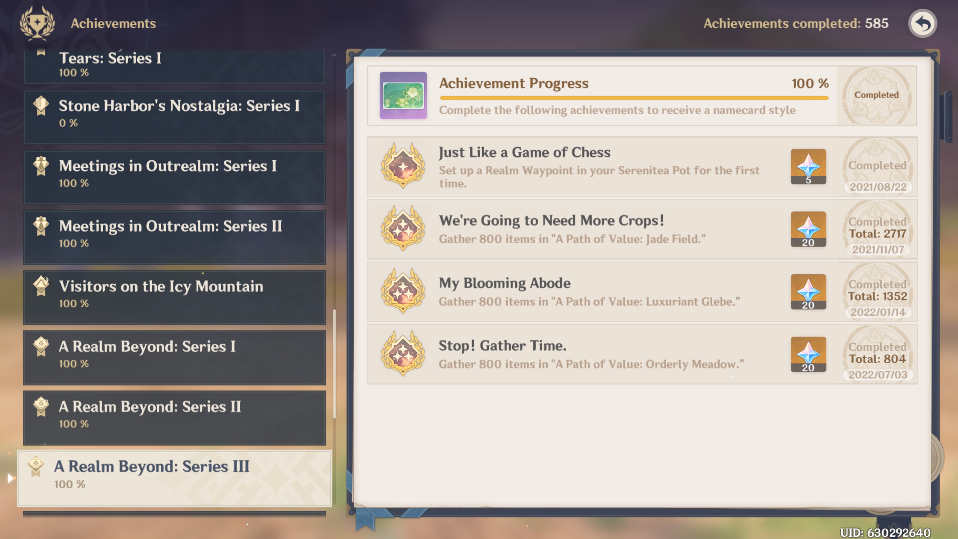 Finally finished with this 10+ month task Genshin Impact | HoYoLAB