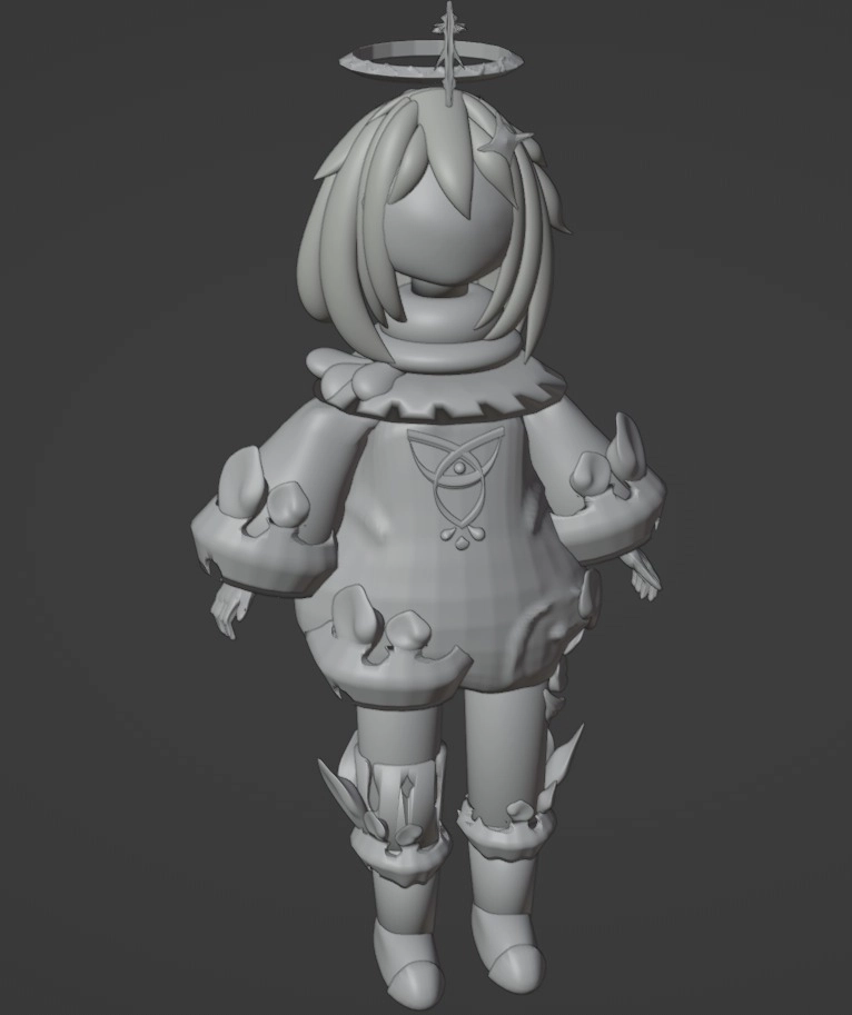 Paimon on blender Genshin Impact | HoYoLAB