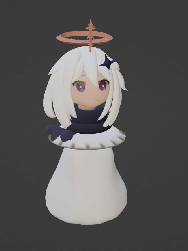 Paimon on blender Genshin Impact | HoYoLAB