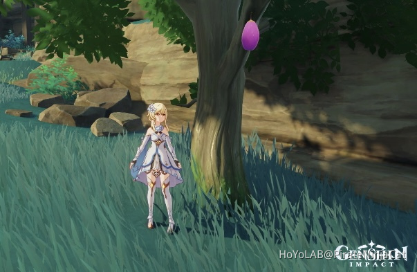 The Traveler and her little Lavender Melon Genshin Impact | HoYoLAB