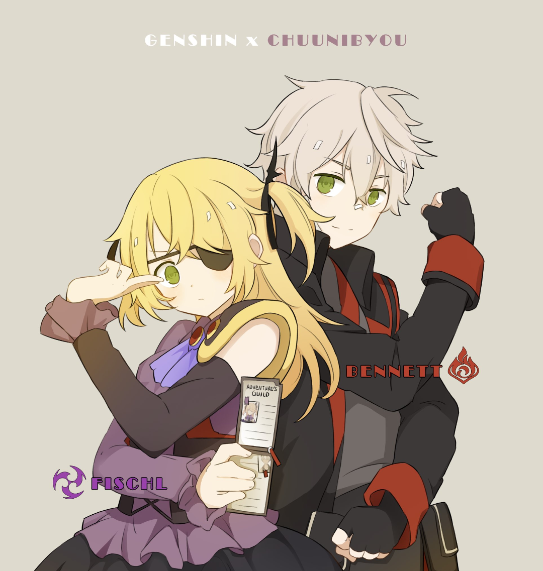 fischl x bennett x chuunibyou Genshin Impact | HoYoLAB