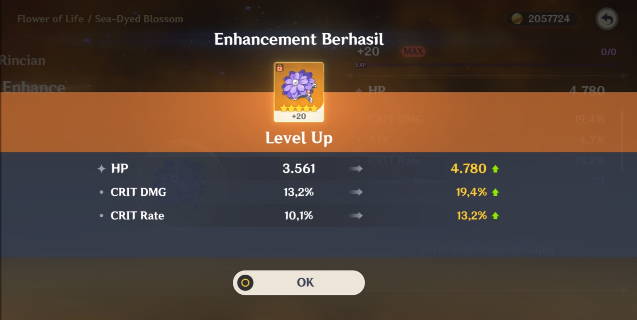 A 40+ CV Artifact Genshin Impact | HoYoLAB