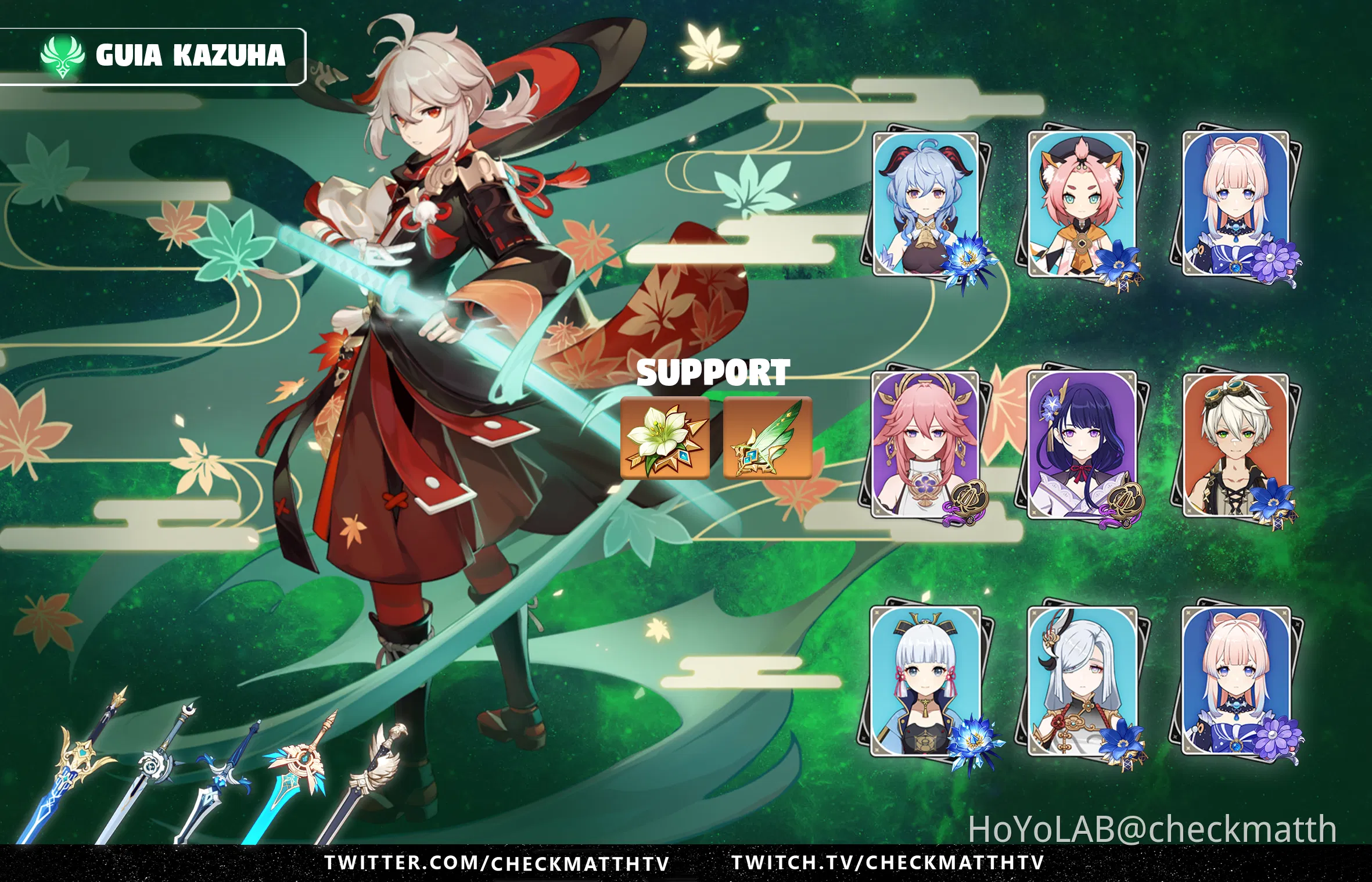 Guia do Kazuha Support | Genshin Impact Genshin Impact | HoYoLAB