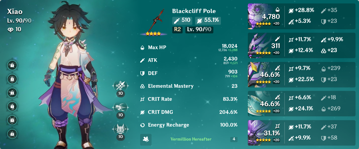 F2P Xiao Build Genshin Impact | HoYoLAB