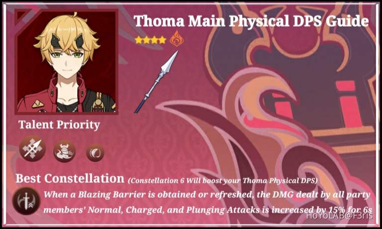 Thoma Physical DPS Build 🔥 (With Showcase) - A Guide For Everyone (2 ...