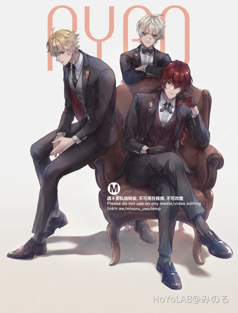 Pyro boys Genshin Impact | HoYoLAB