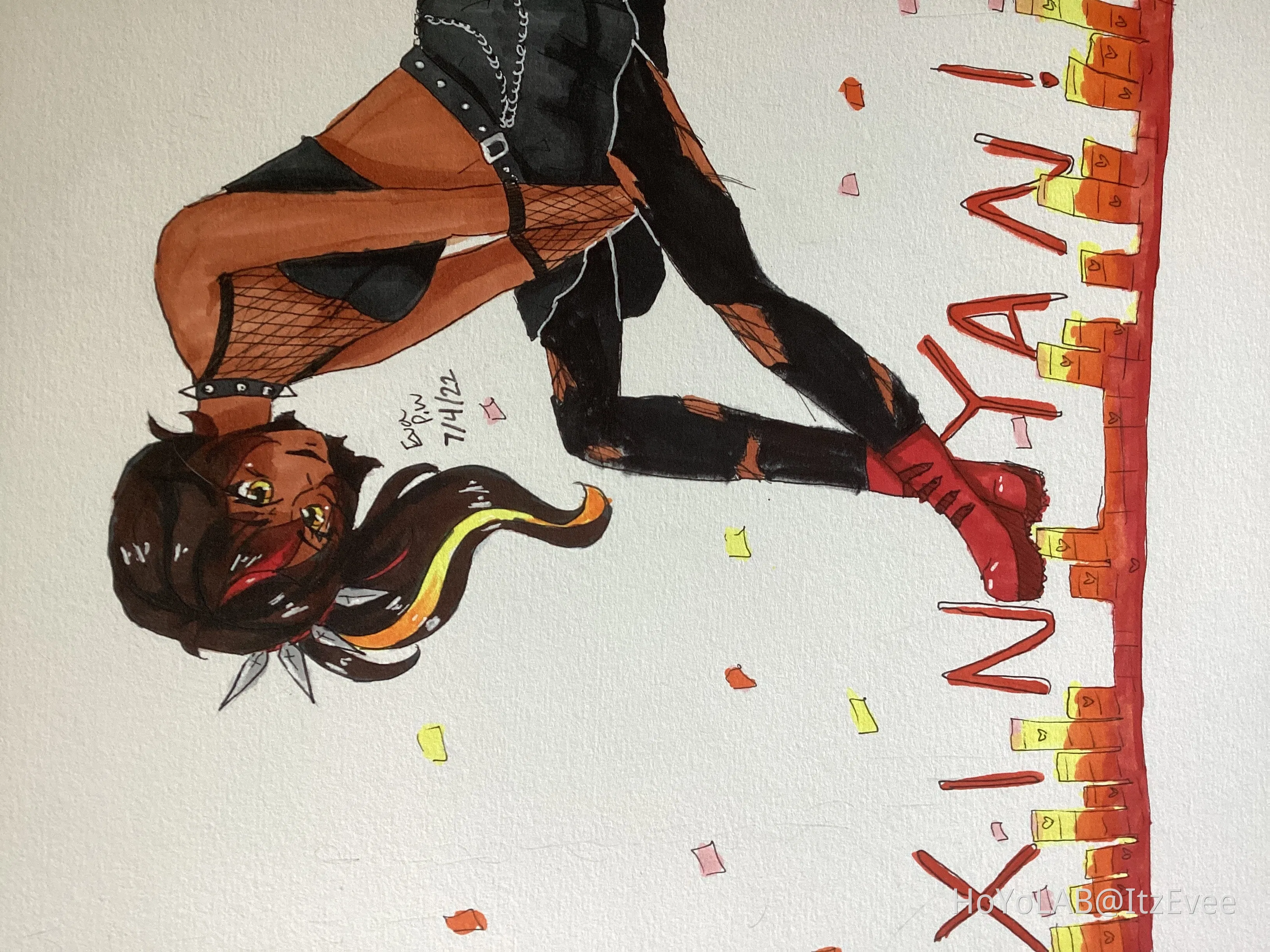 Xinyan fanart I completed today Genshin Impact | HoYoLAB