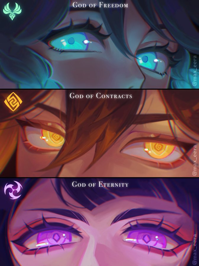 Glaring Eyes of archon Genshin Impact | HoYoLAB