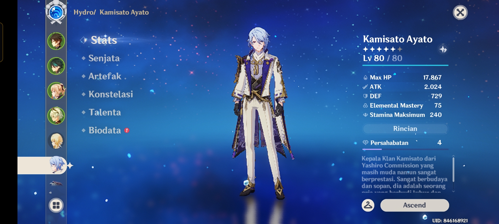 Build Ayato Genshin Impact | HoYoLAB