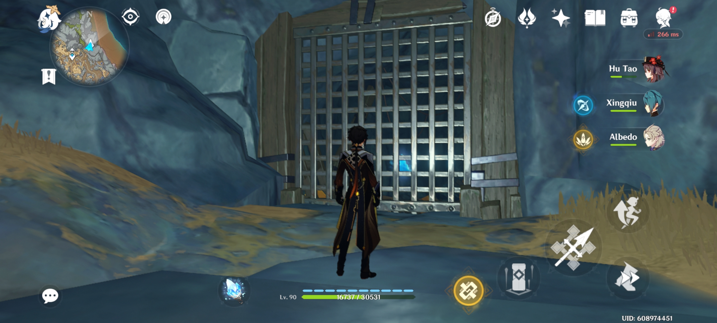 Locked entrance in the Chasm (or should I say, exit?) Genshin Impact ...
