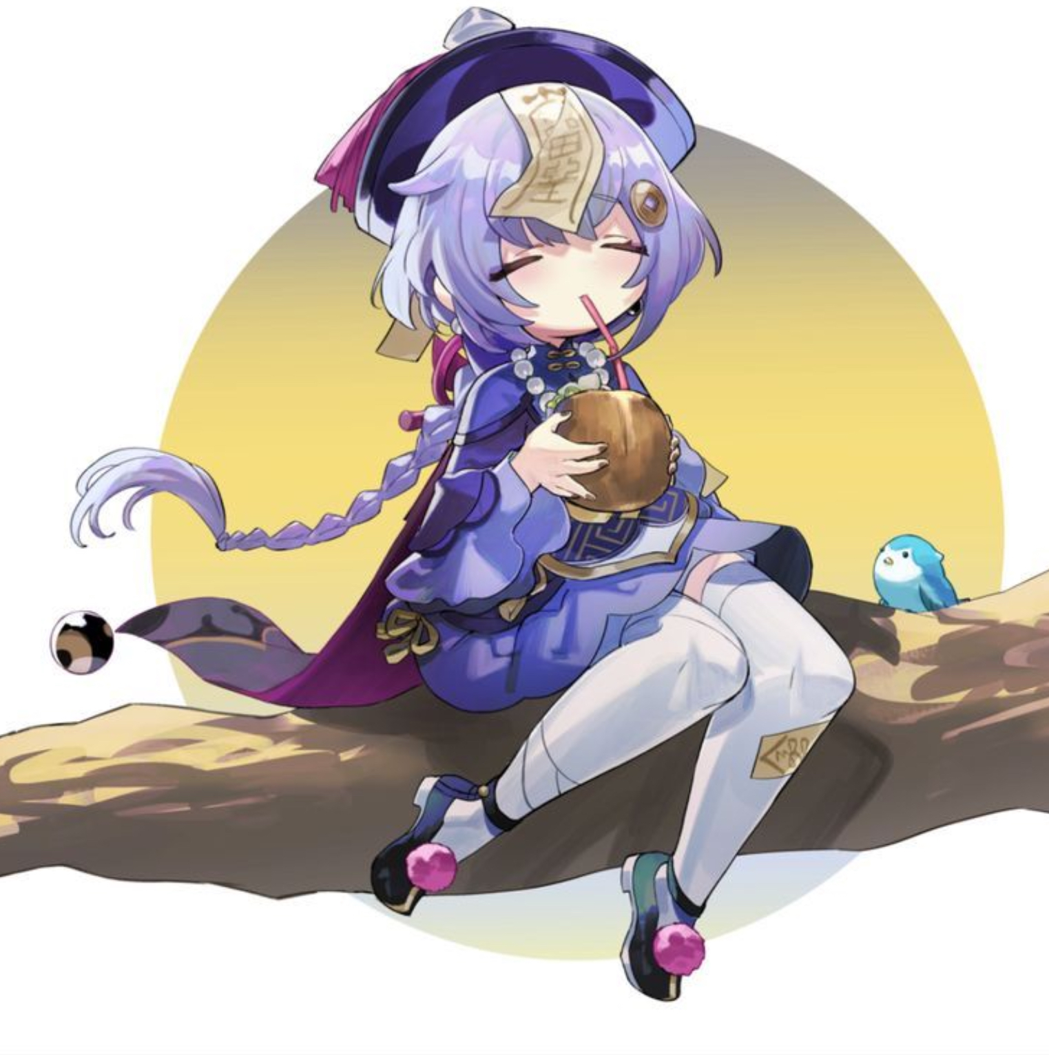 From twitter.com Qiqi Art by @ha_tak (Twitter) - Genshin Impact Genshin ...