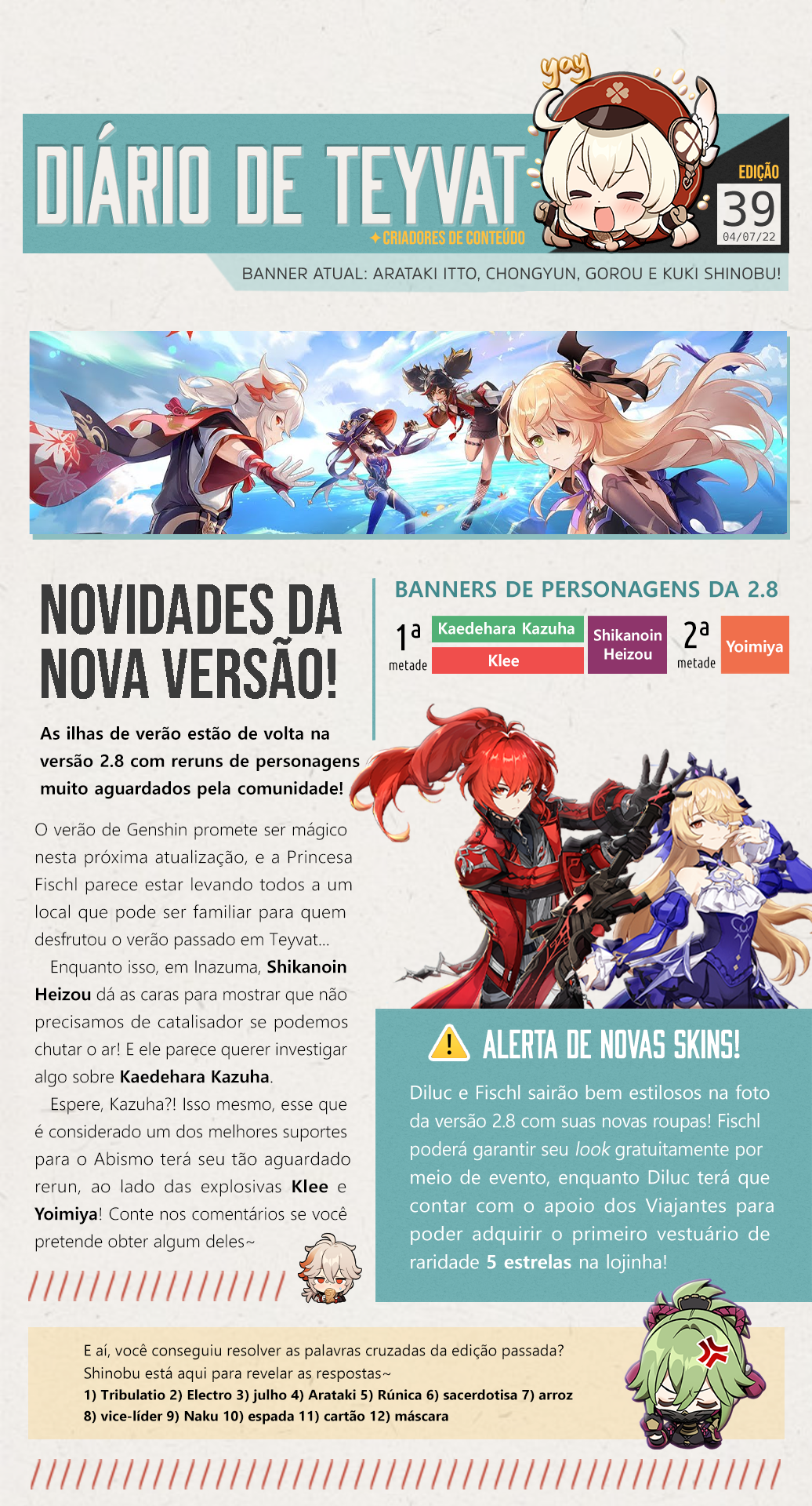 Diário de Teyvat - 39ª edição Genshin Impact | HoYoLAB