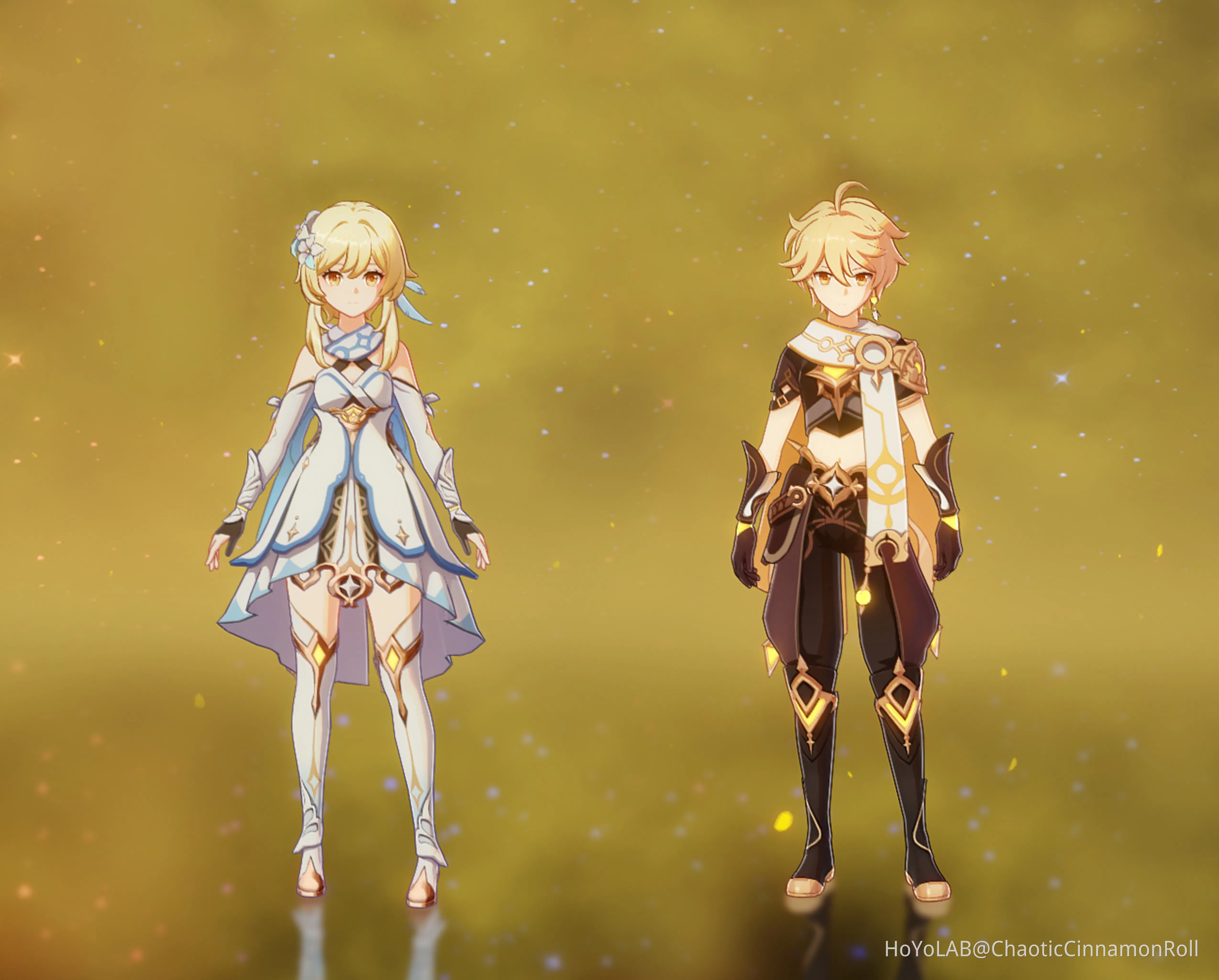 If Genshin Used Tall Models for Lumine and Aether Genshin Impact | HoYoLAB