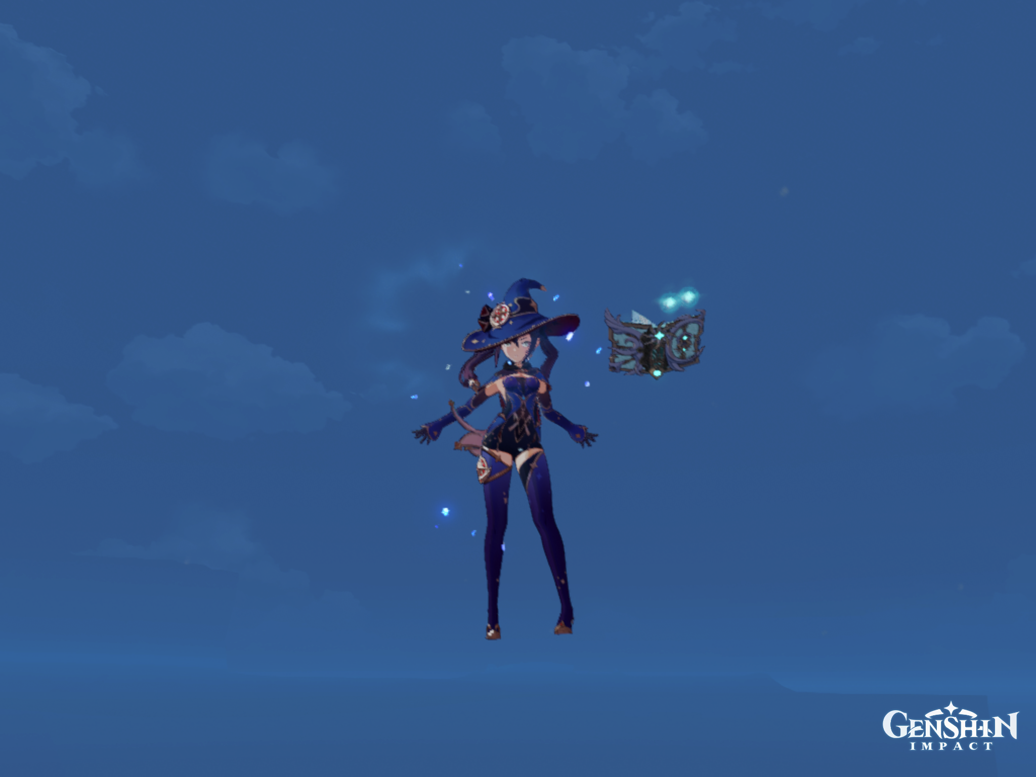 Floating Mona and Yelan Genshin Impact | HoYoLAB