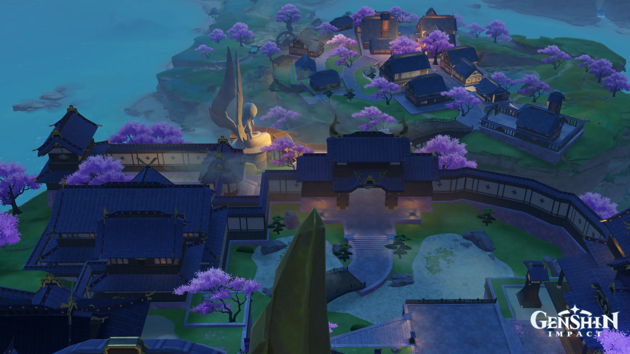 View from Tenshukaku Genshin Impact | HoYoLAB