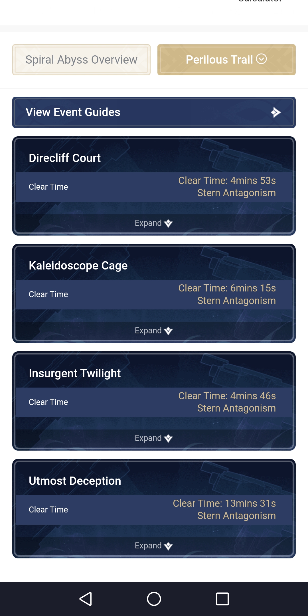 Perilous Trail Event Guides Genshin Impact | HoYoLAB
