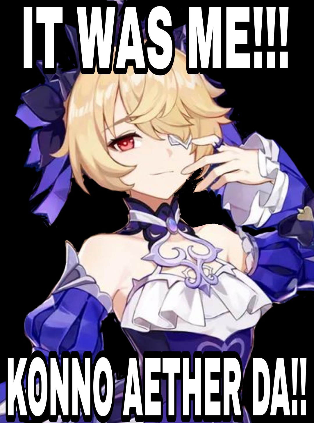 Fischl new outfit is just Aether in disguise :> Genshin Impact | HoYoLAB