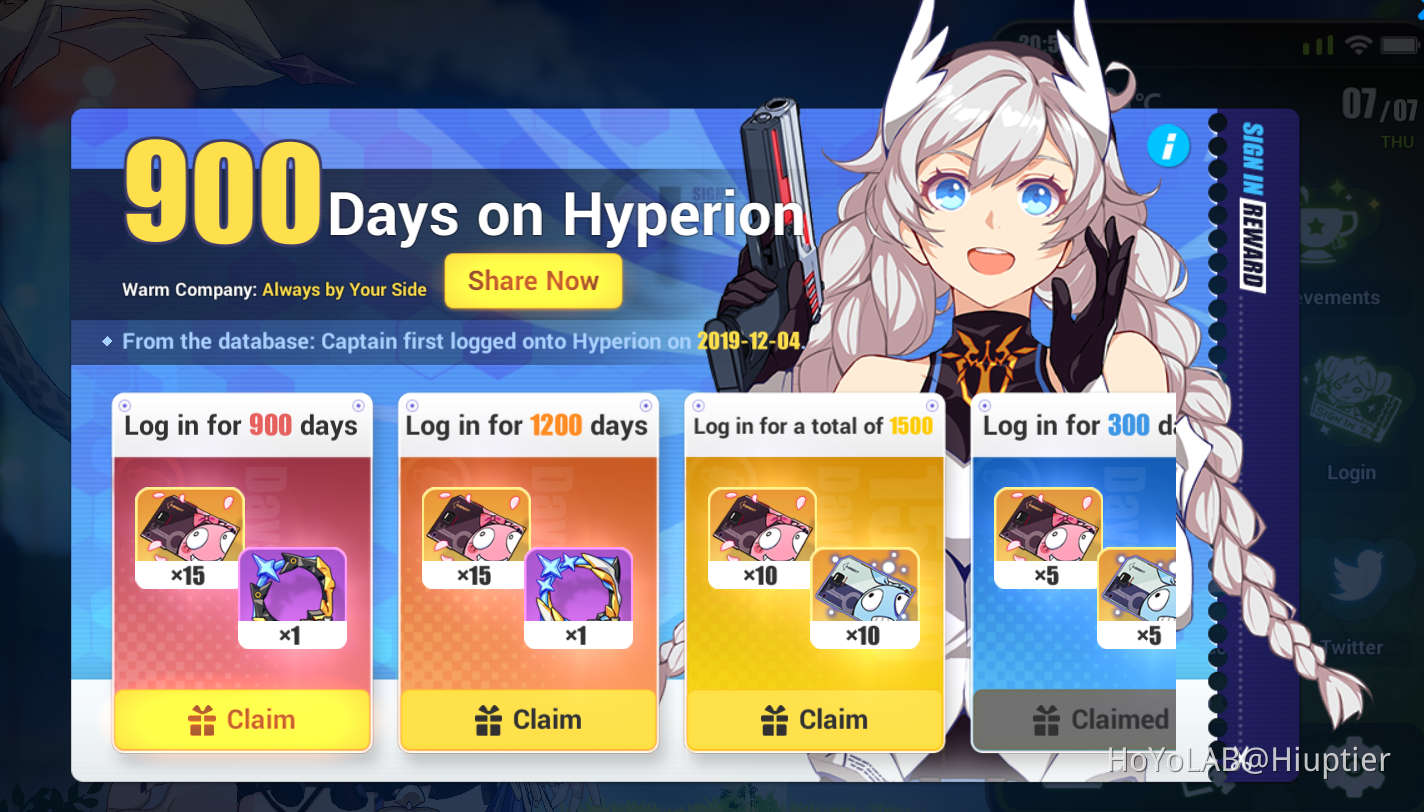 Today is my 900th day in HI3! Honkai Impact 3rd | HoYoLAB