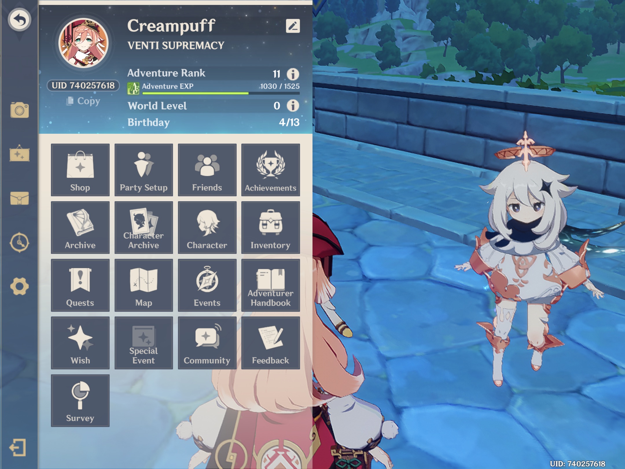 My UID Genshin Impact | HoYoLAB