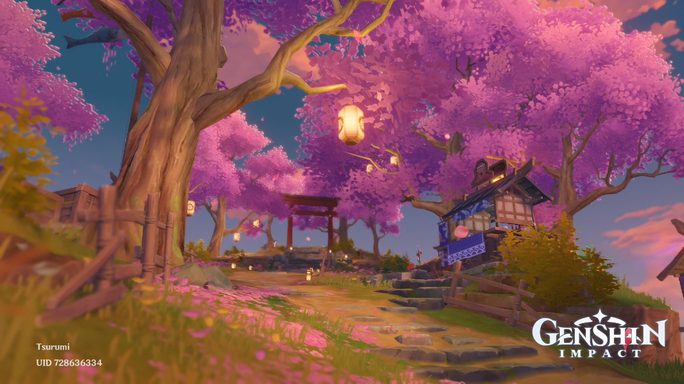 Sakura Trees~ Genshin Impact | HoYoLAB