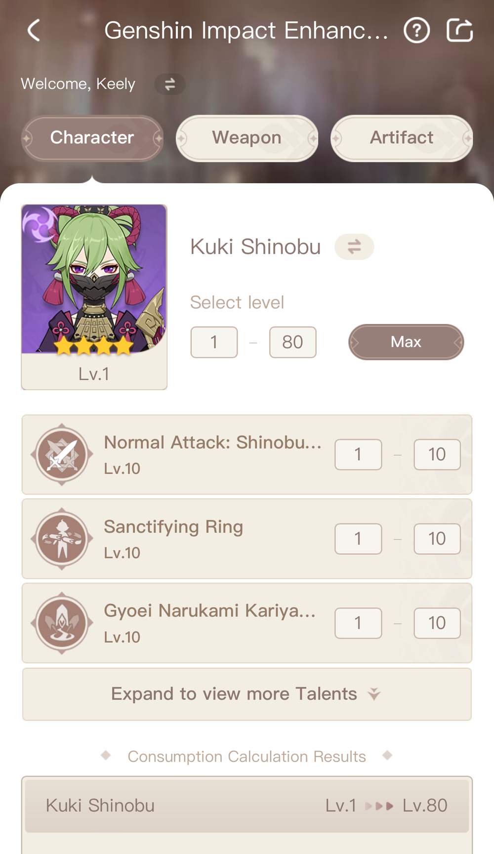 Kuki build for sub dps! Genshin Impact | HoYoLAB