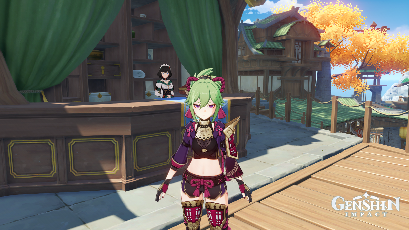 Kuki without mask Genshin Impact | HoYoLAB
