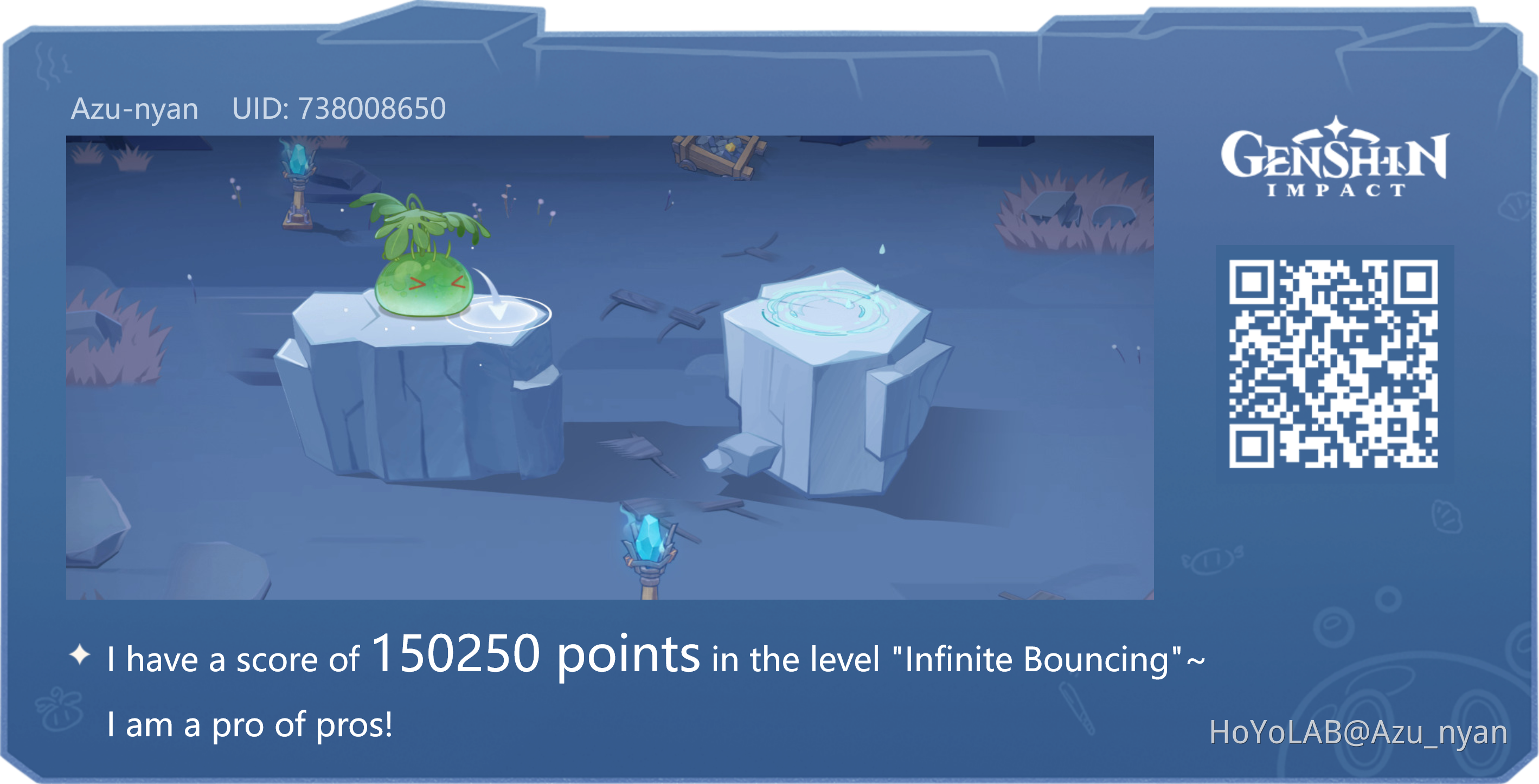 150k Dendro Slime Infinite Bouncing Challenge - completed! Genshin ...