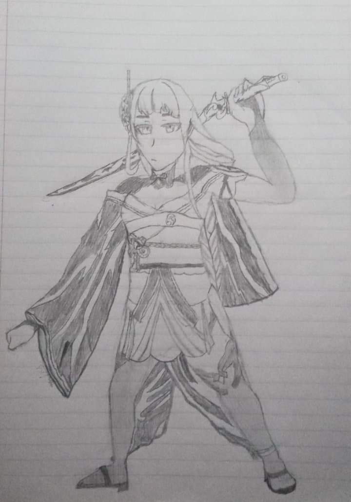 Drawing of The Raiden Shogun/Ei Genshin Impact | HoYoLAB