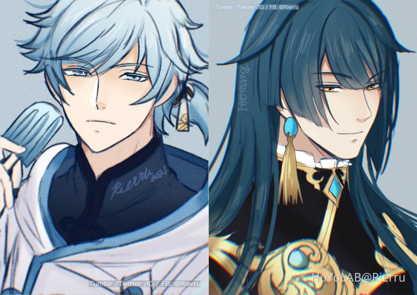 Older Chongyun and Xingqiu Genshin Impact | HoYoLAB