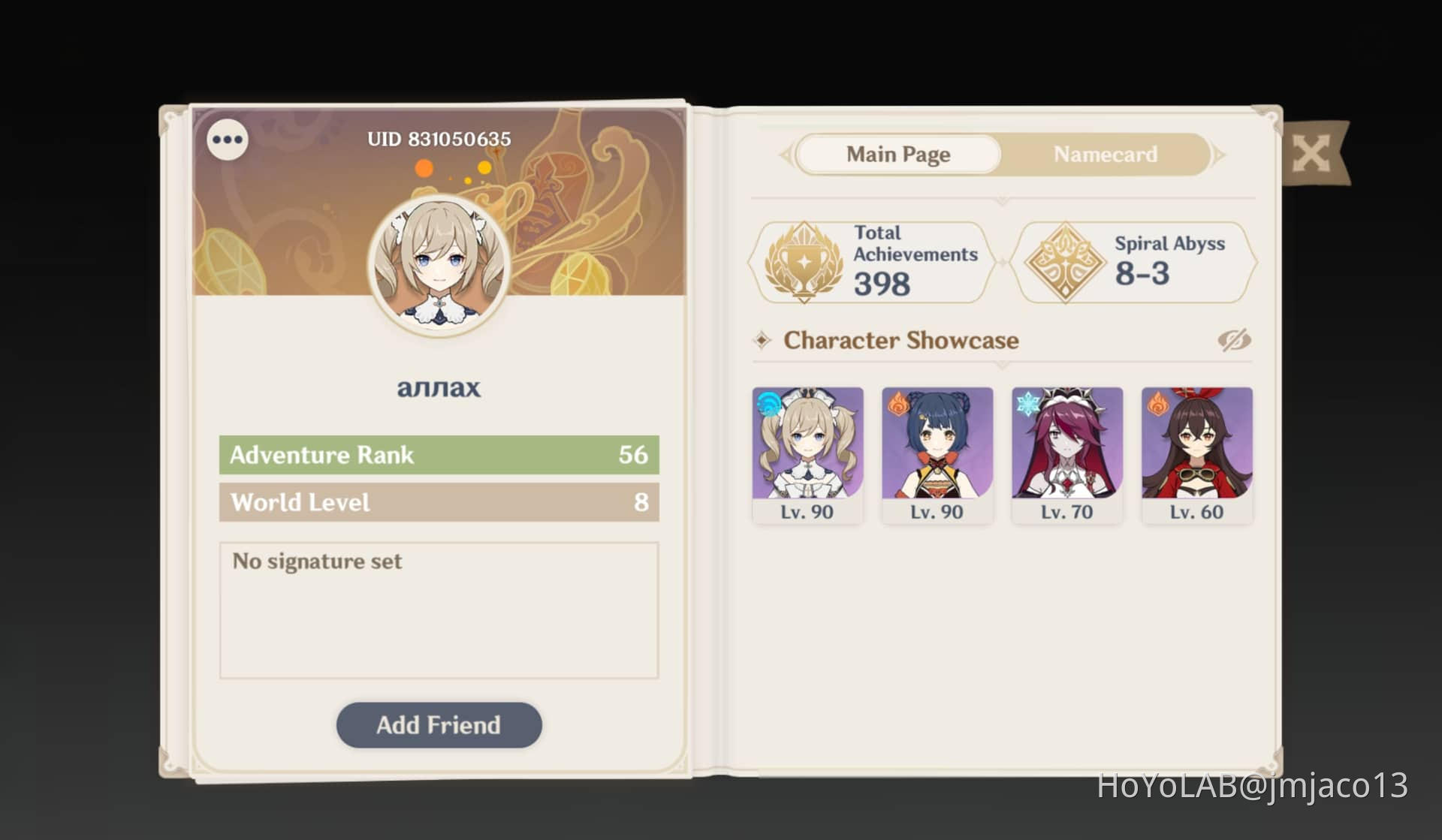 My Hacked Account Update 1.2 Genshin Impact | HoYoLAB