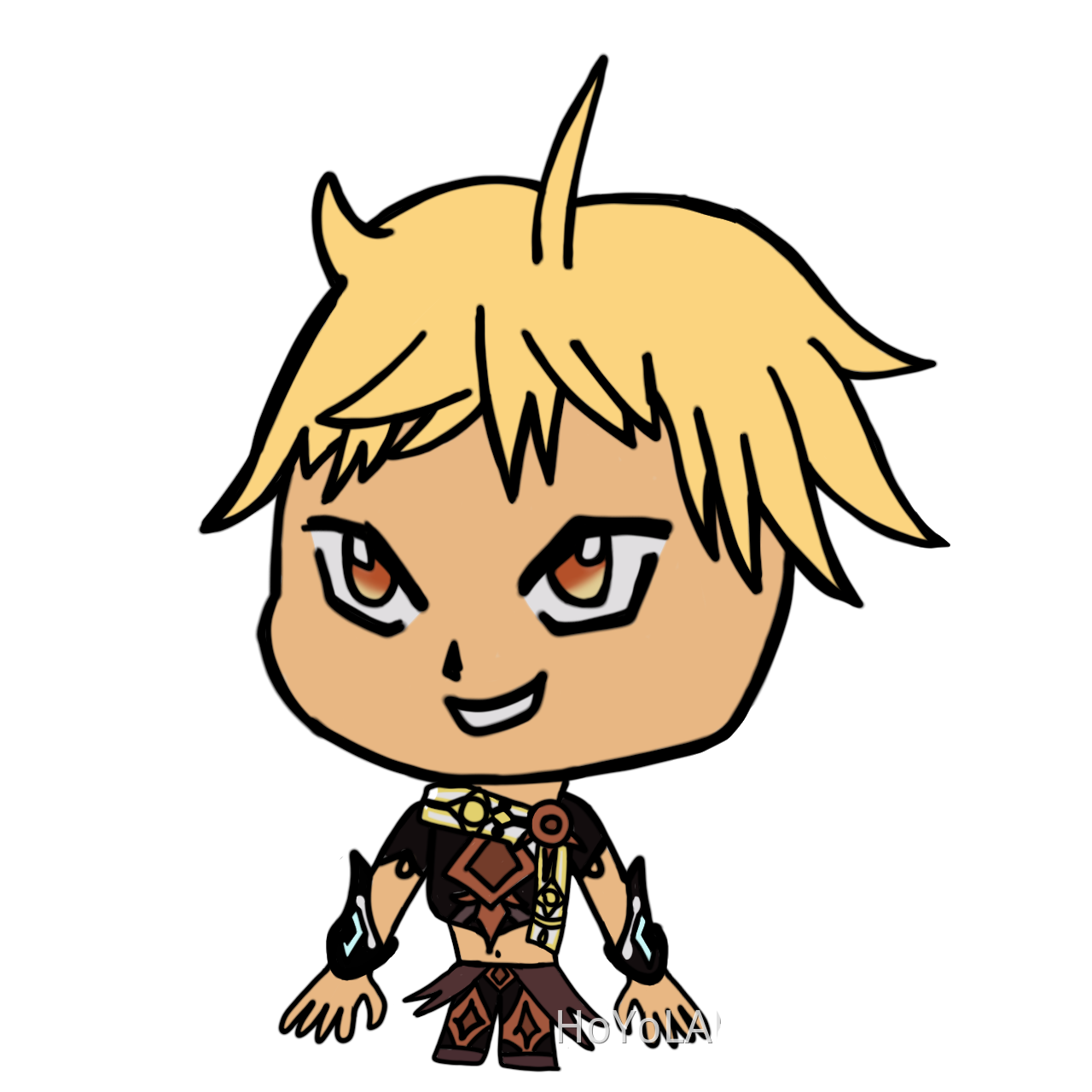 Aether Chibi | HoYoLAB