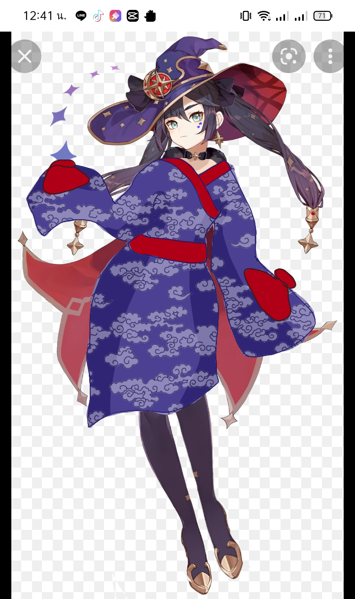 i tried to make a inazuma outfit for mona Genshin Impact | HoYoLAB