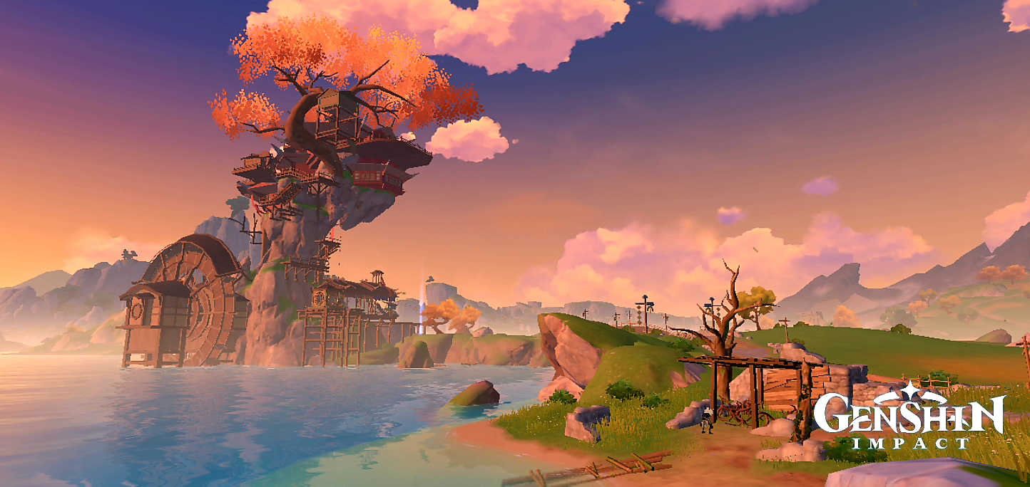 Liyue, my favorite region photo shoots #8 - Wangshu Inn, the "Moon Inn ...