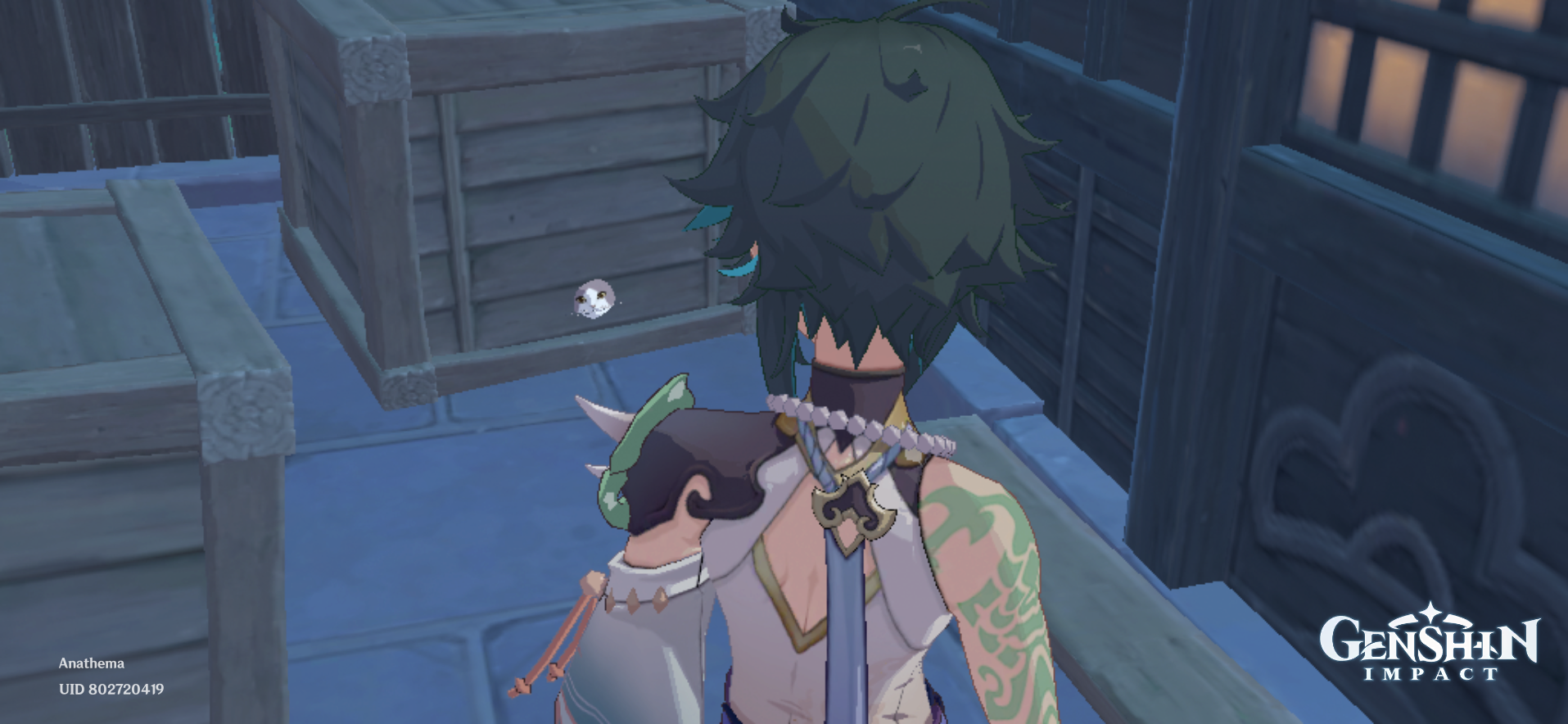 Xiao adopting stray animals Genshin Impact | HoYoLAB