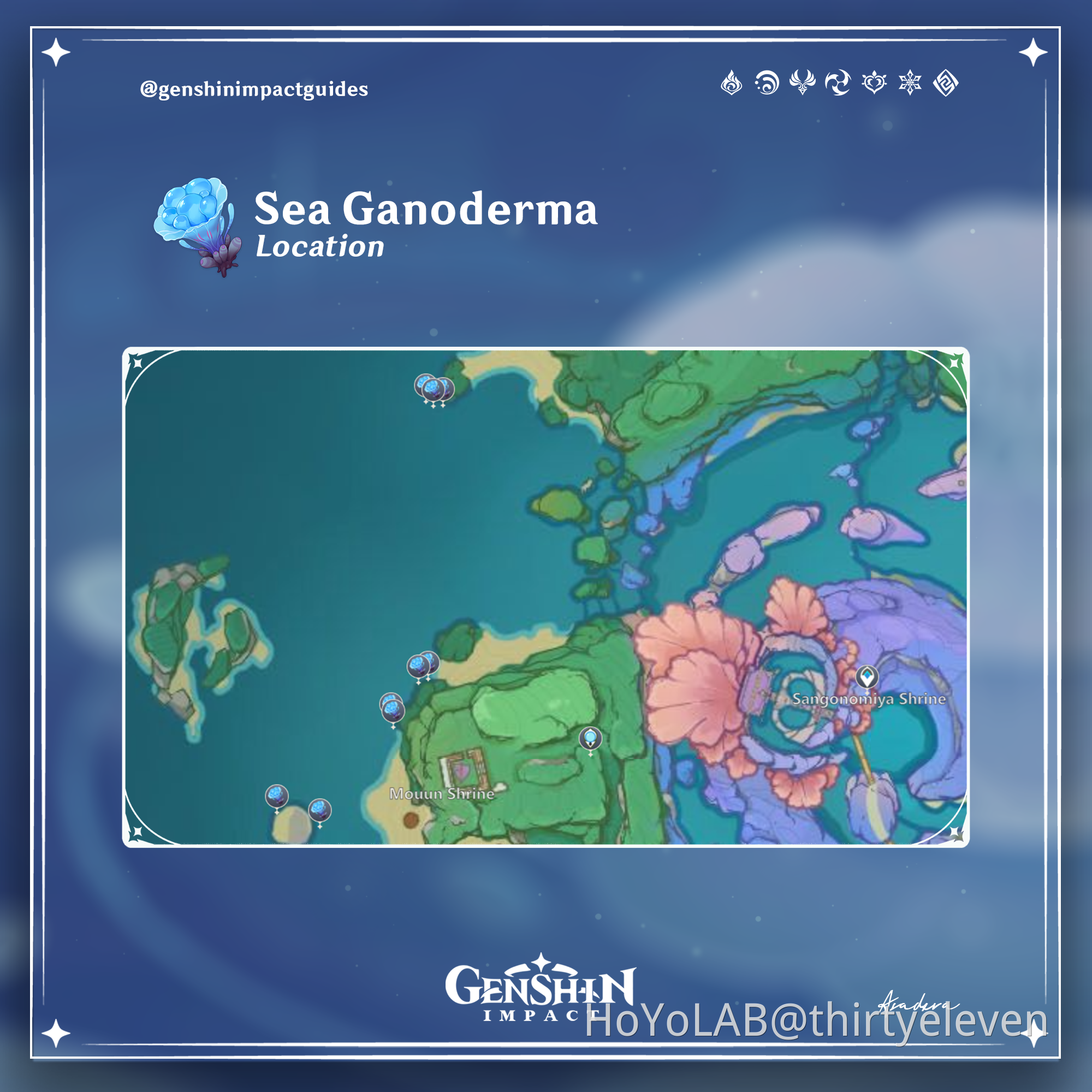 Sea Ganoderma Farming Route | Genshin Impact | HoYoLAB