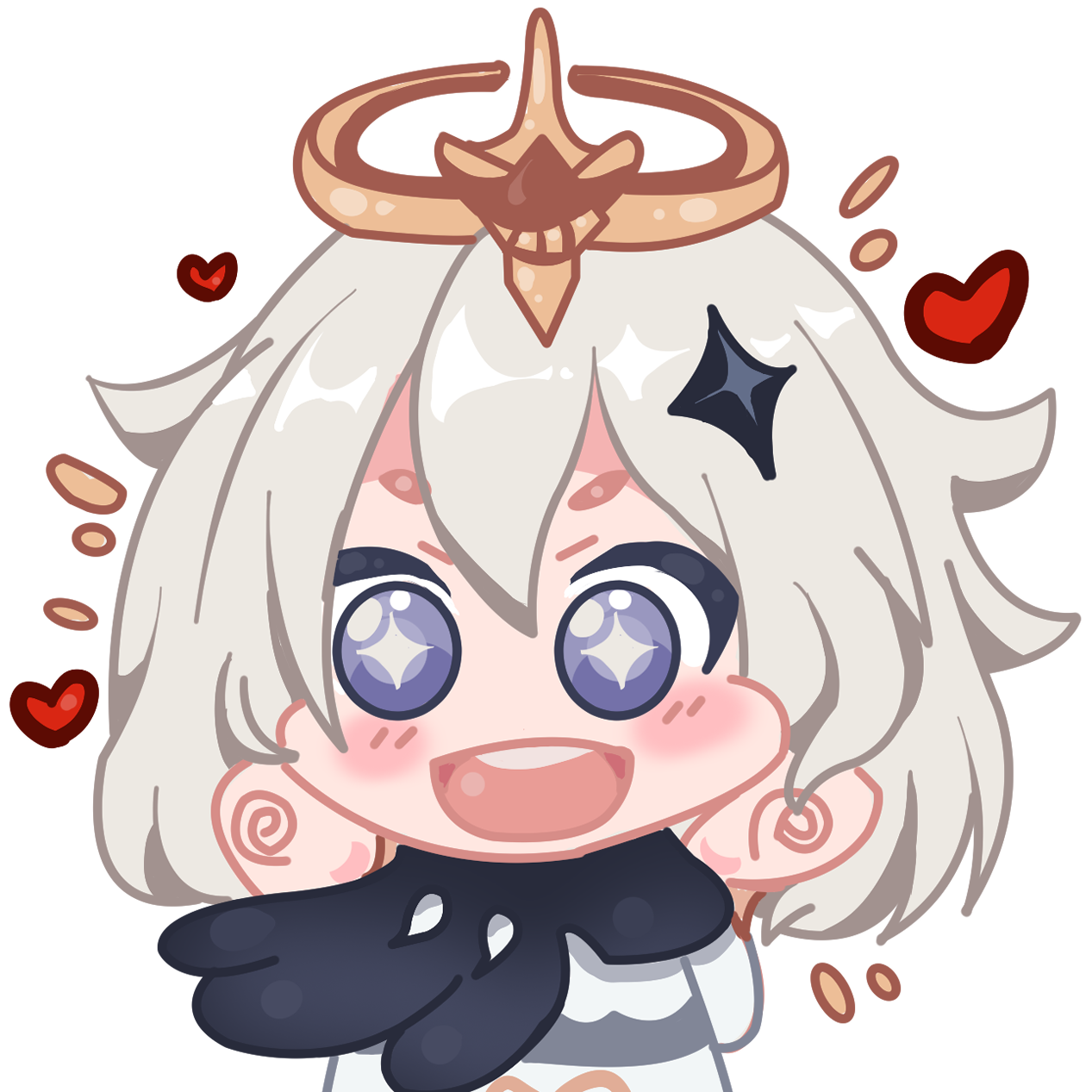 Paimon chonky cheeks Emoji Genshin Impact | HoYoLAB