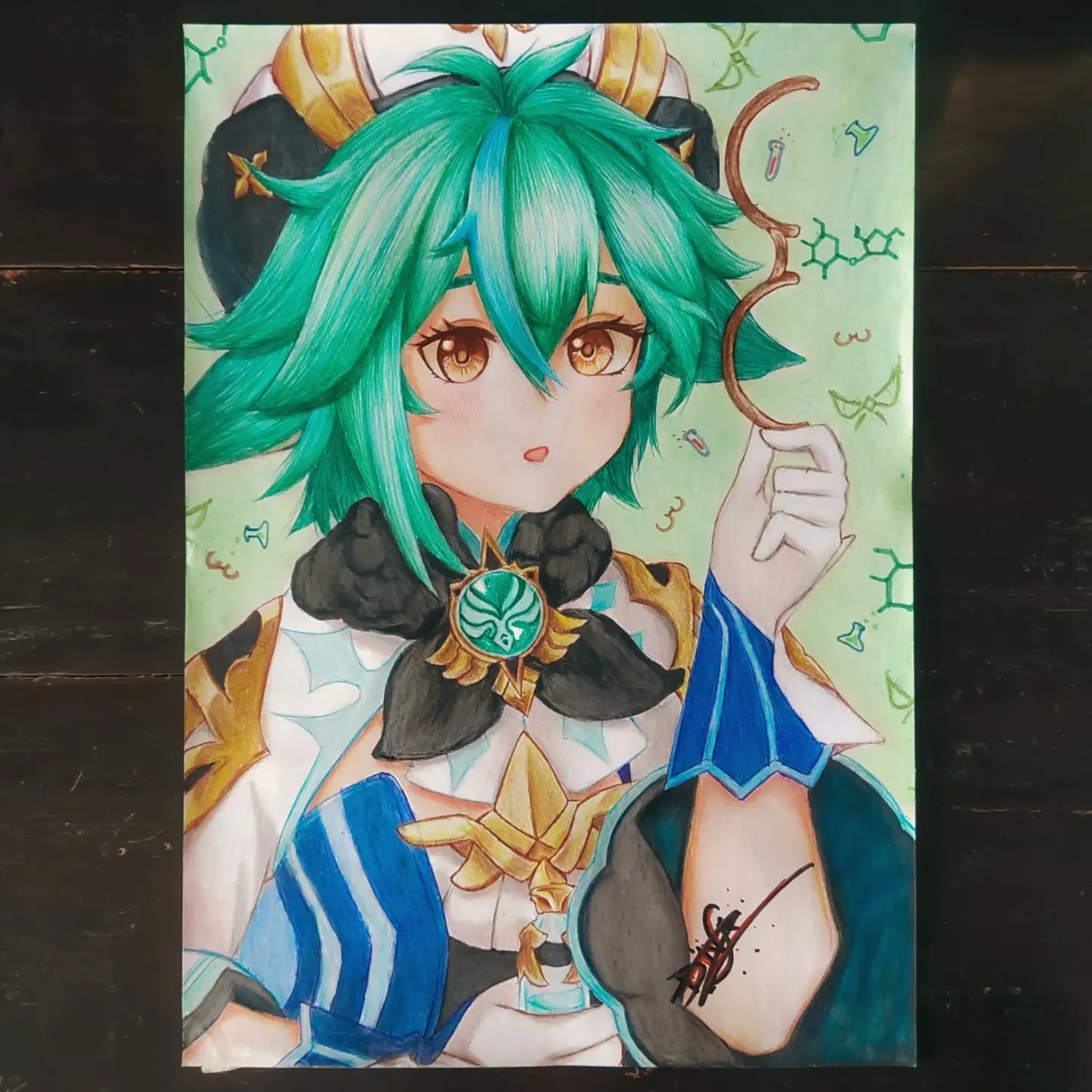 Sucrose Drawing Genshin Impact | HoYoLAB