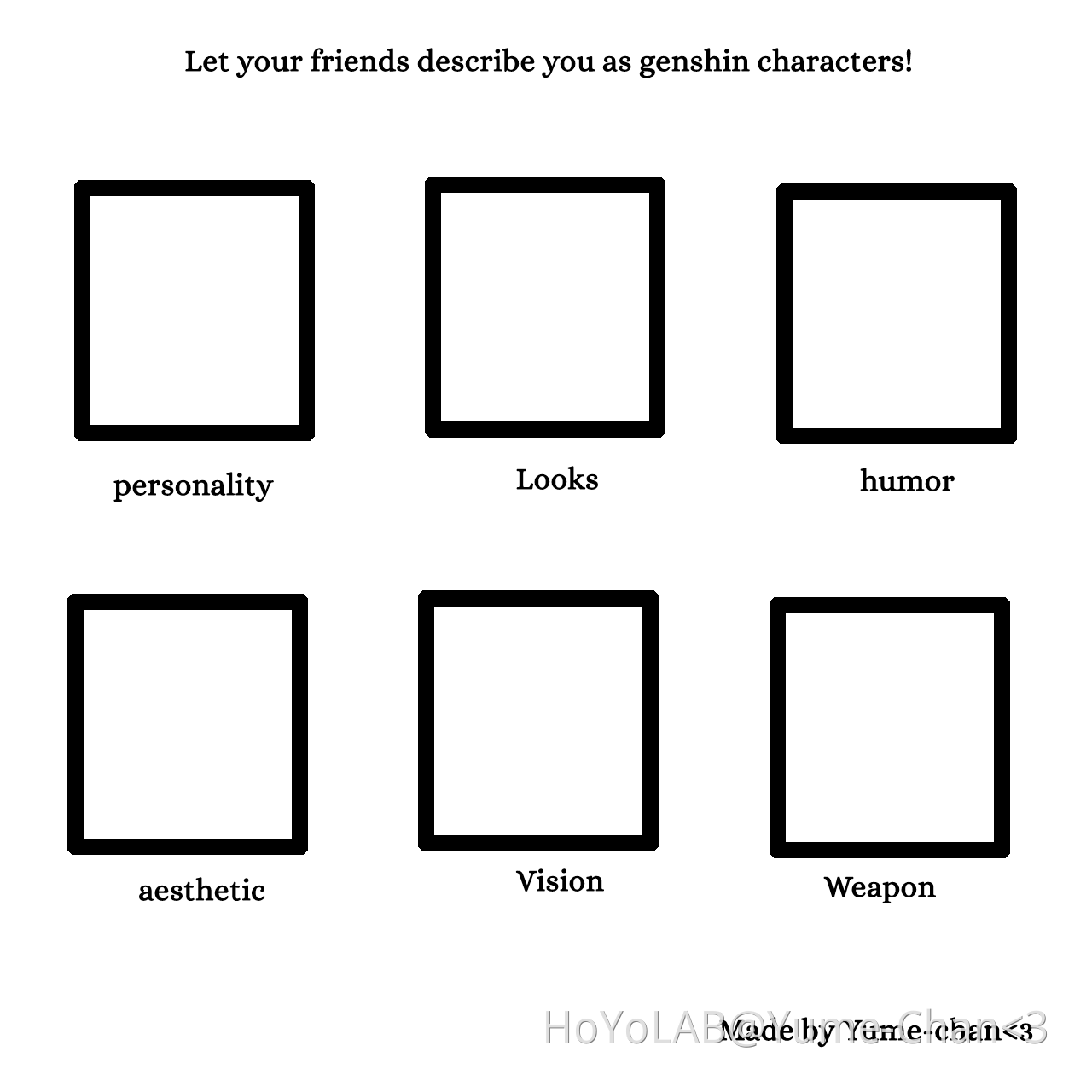 I made a template! Genshin Impact | HoYoLAB