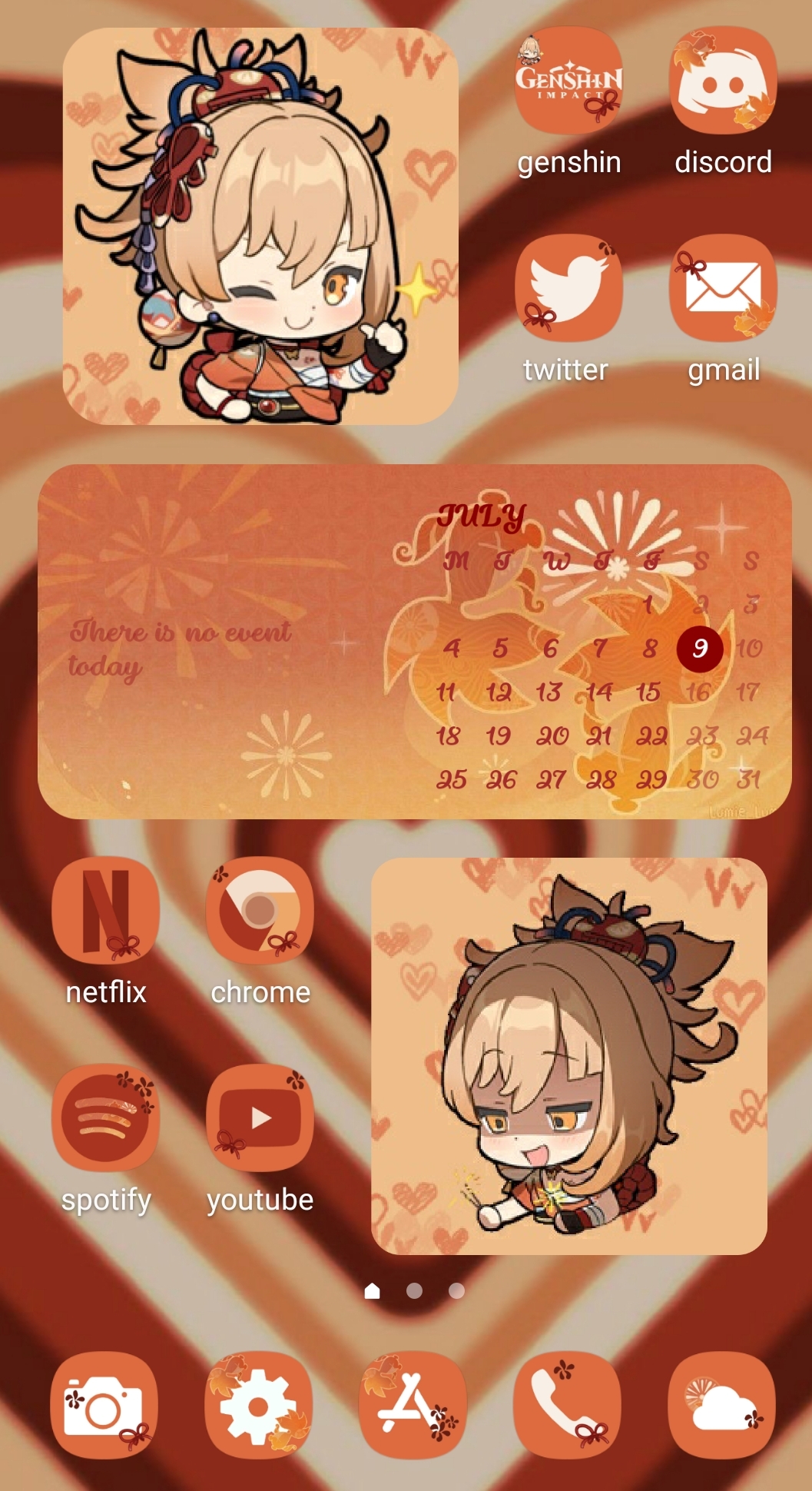 yoimiya home screen Genshin Impact | HoYoLAB