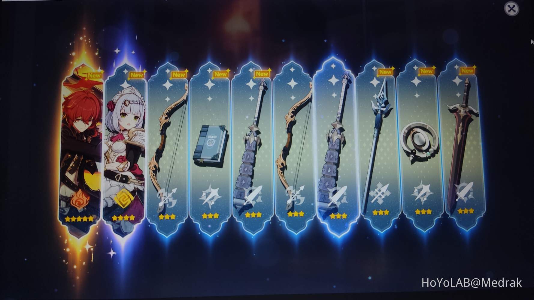 My first roll on the beginners banner 😍 Genshin Impact | HoYoLAB