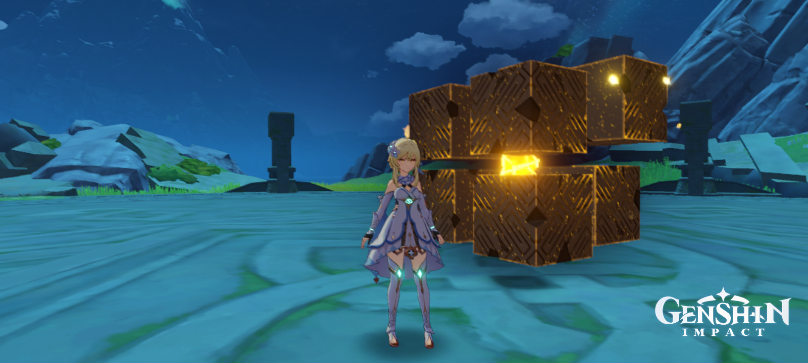 Selvie Bareng Geo Hypostatis Genshin Impact | HoYoLAB