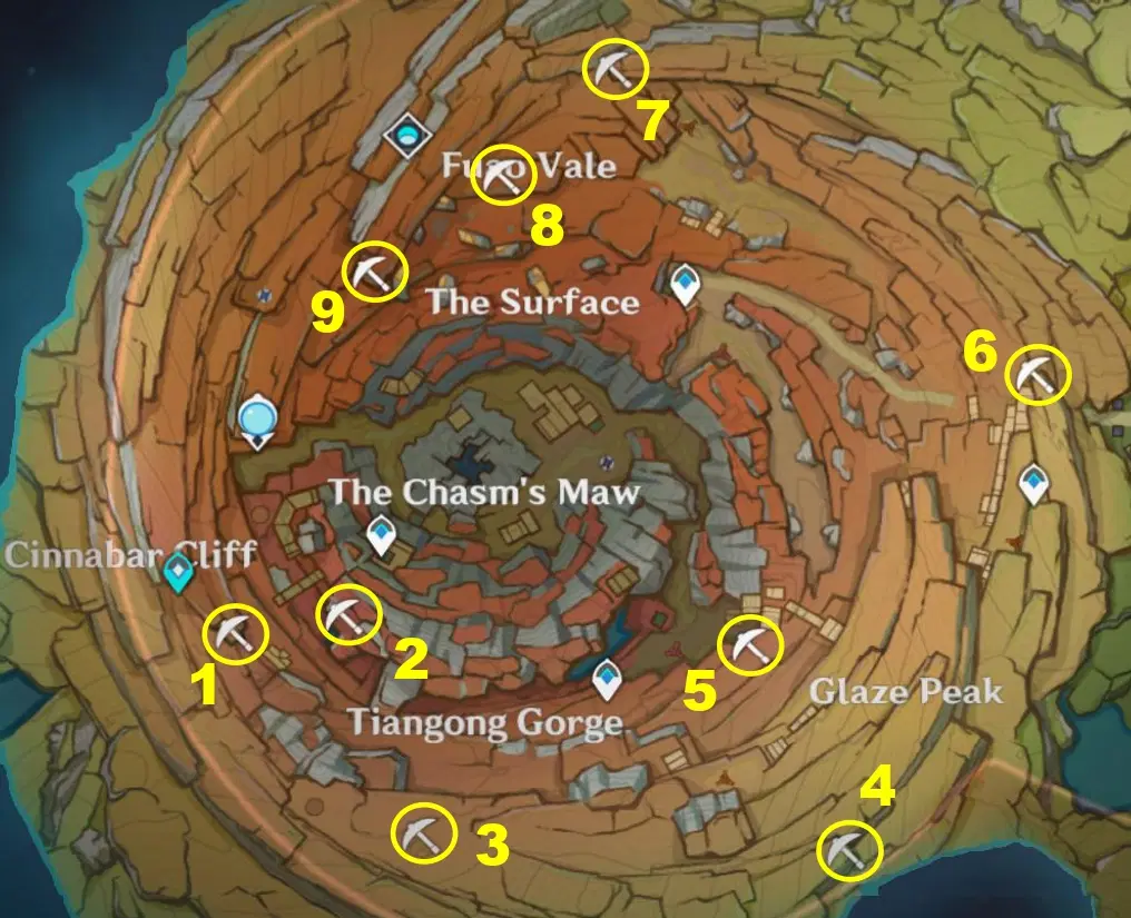[Exploration Guide - Chasm] All 9 Archaic Stone Locations Genshin ...