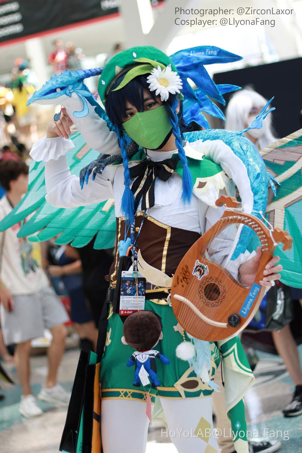 Anime Expo Day 1: A rerun of my Venti & Dvalin Cosplay! (With wind ...