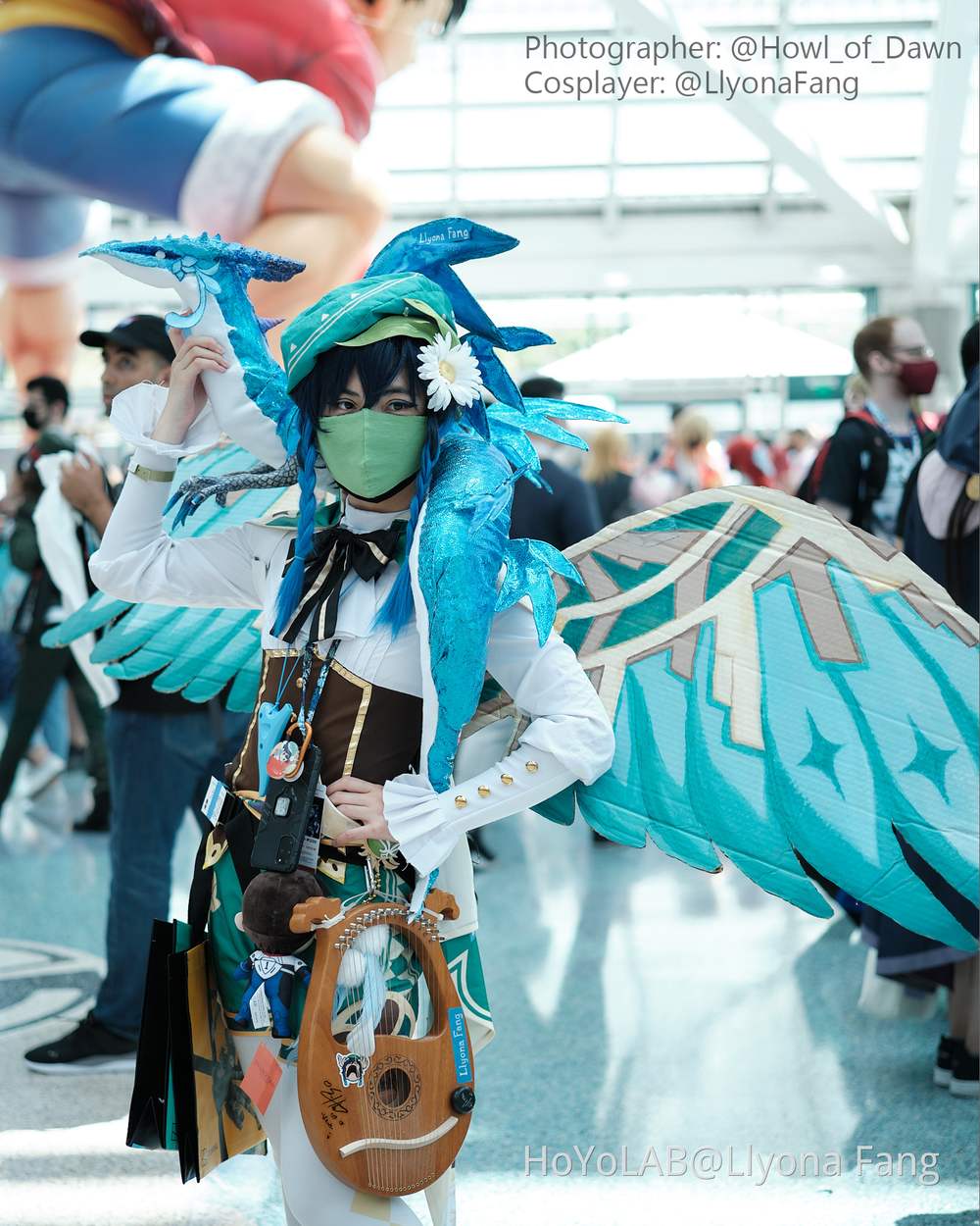 Anime Expo Day 1: A rerun of my Venti & Dvalin Cosplay! (With wind ...