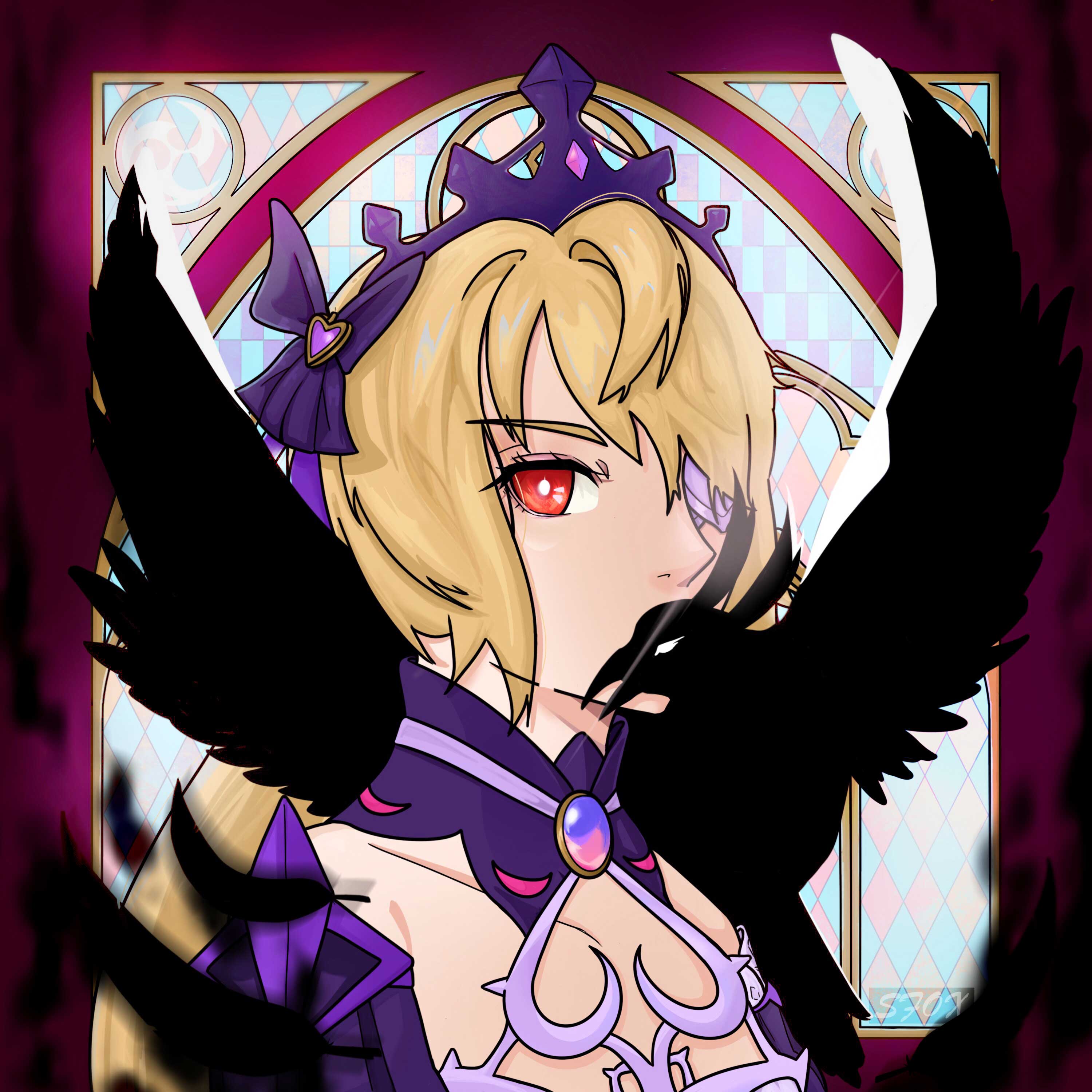 Fischl and Oz Skin Fanart Genshin Impact | HoYoLAB